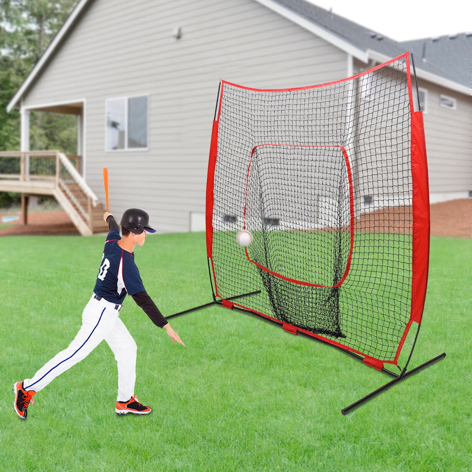 Baseball Practice Net, Baseball Softball Hitting Pitching Net, Outdoor ...