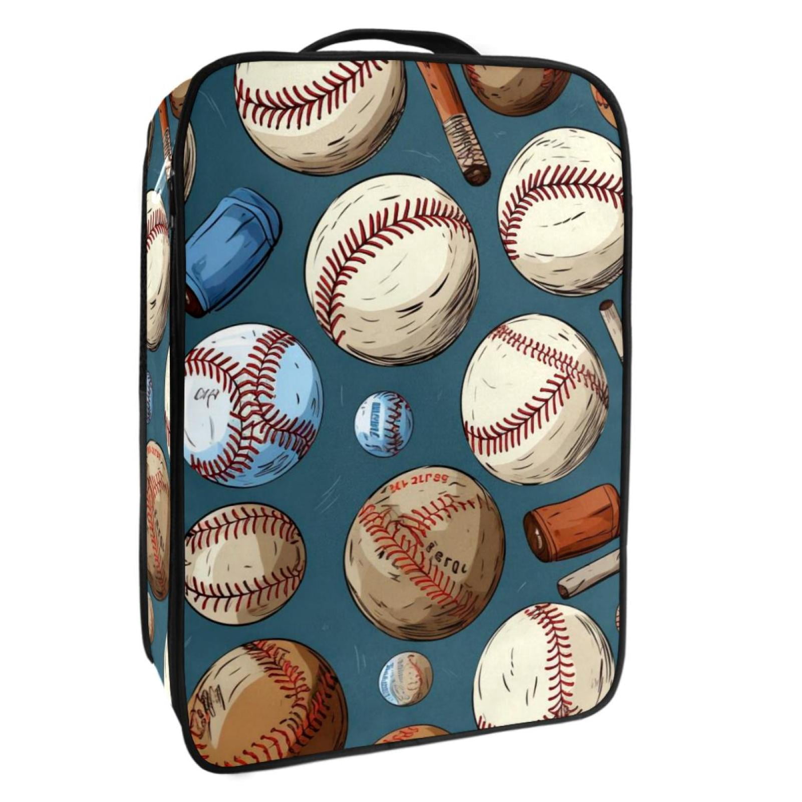 Baseball Premium Polyester Shoe Rack Organizer with 23x31cm/9x12in Size ...