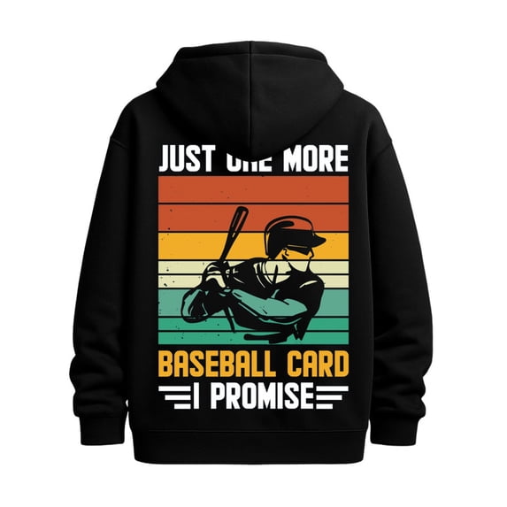 Baseball Promise hoodies & sweatshirt for men regular fit black Perfect ...
