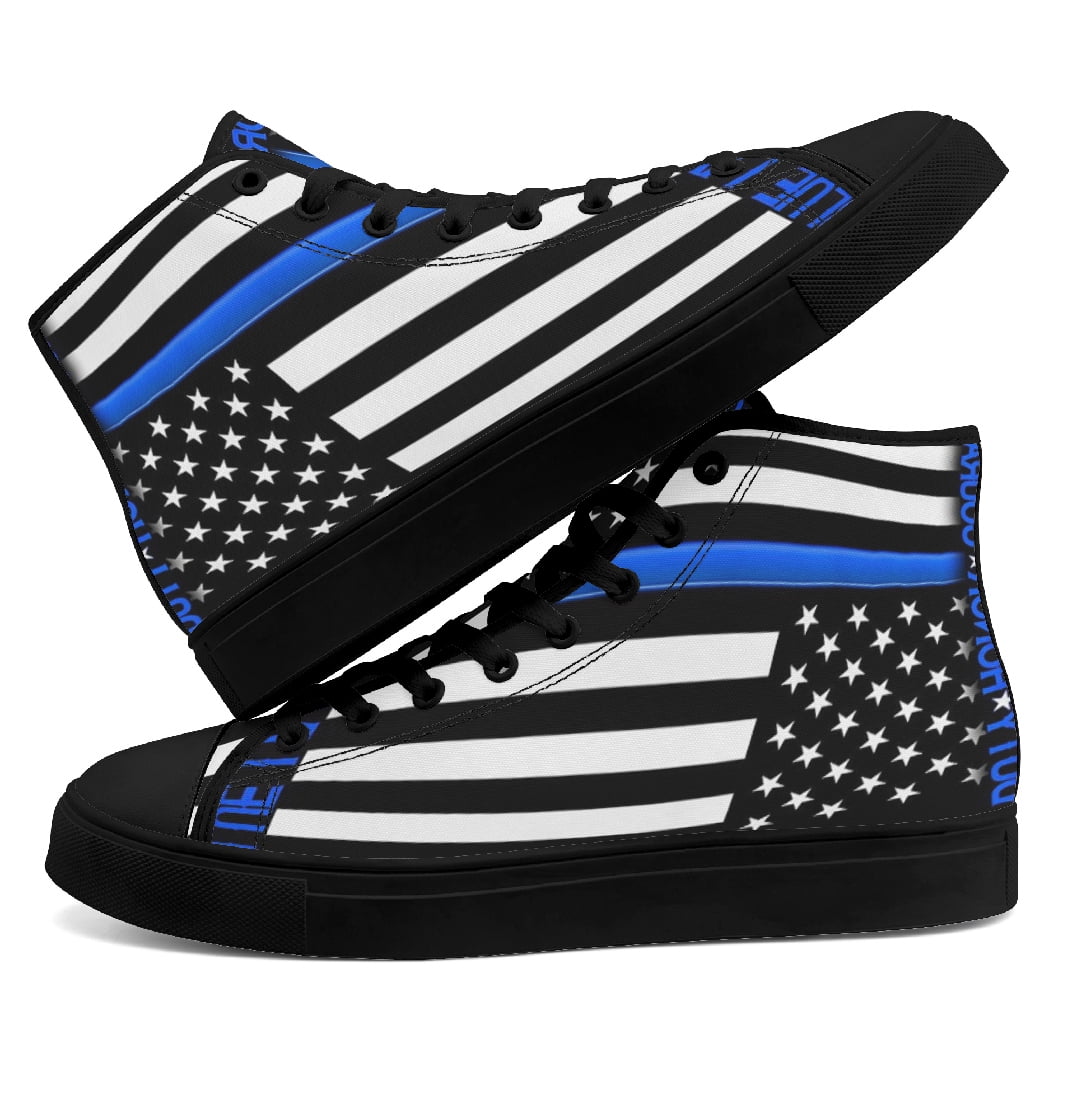 Duty Honor Courage High Top Canvas Shoes Sneakers Black Size 11.5 ...
