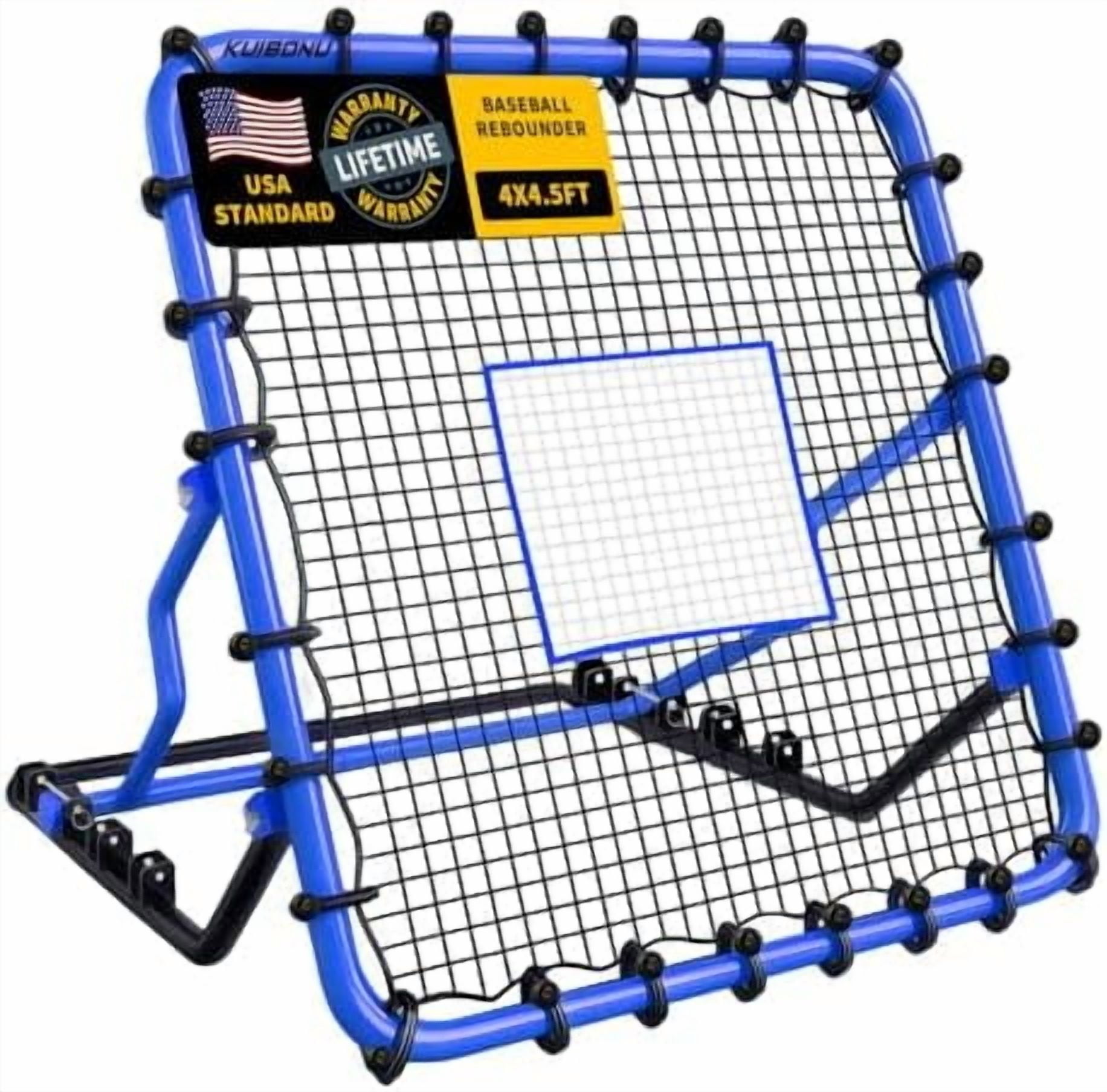 Baseball Rebounder Net - 4x4.5 FT Baseball & Softball Pitch Back ...