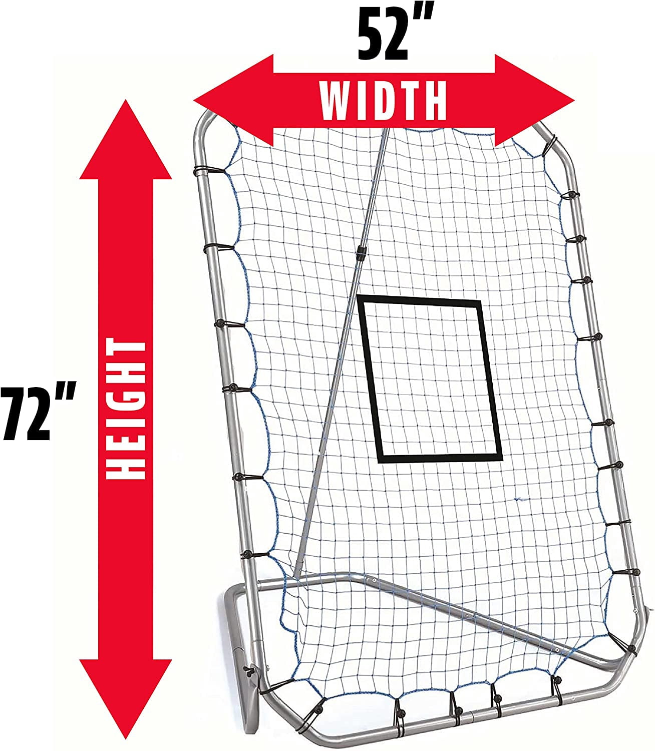 Baseball Rebounder Net - Baseball Pitchback Net + Throwing Trainer ...