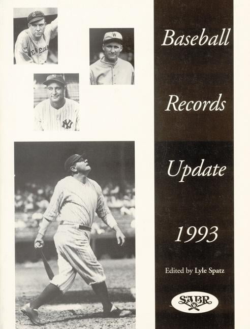 Baseball Records Update 1993 (Paperback) - Walmart.com
