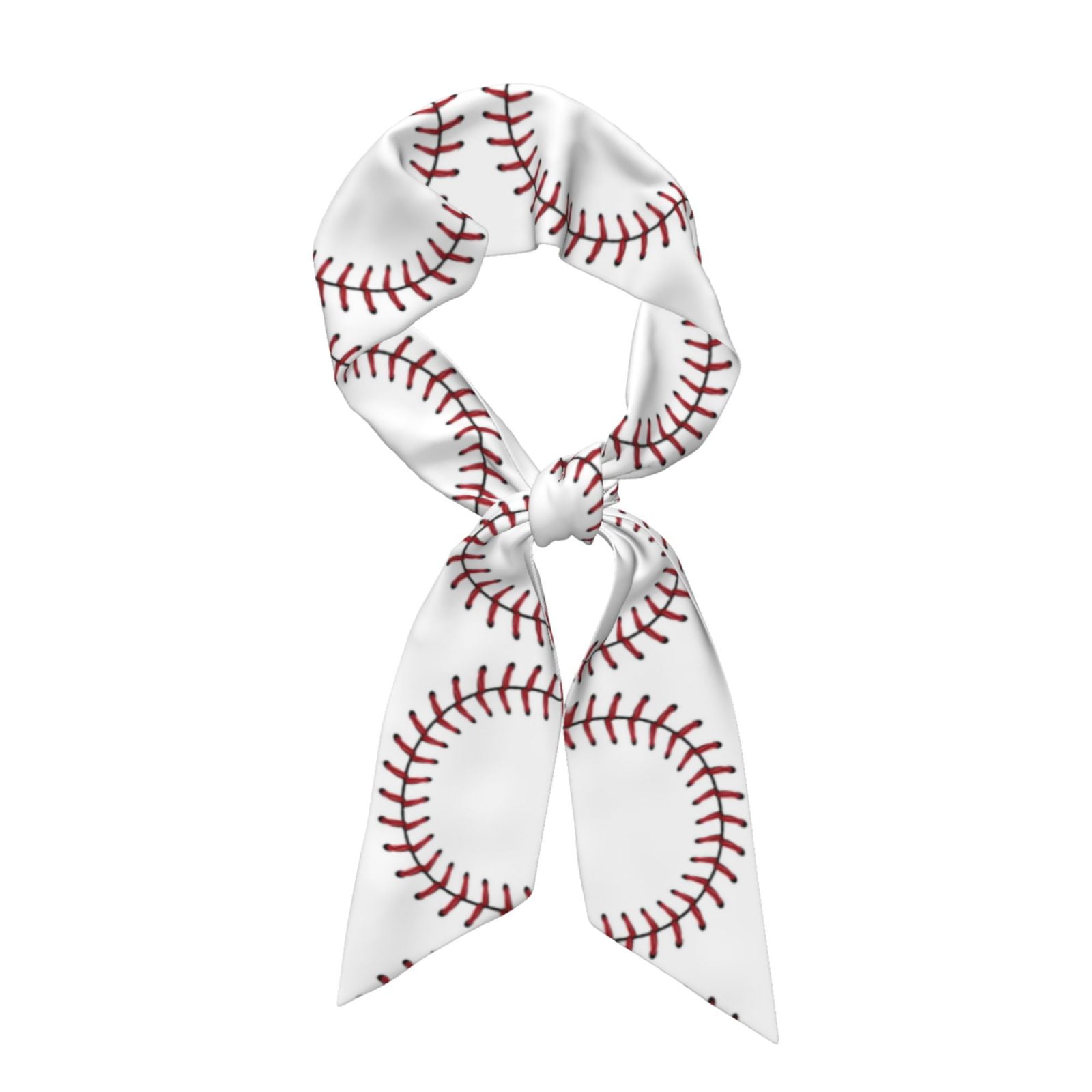 Baseball Red Lace Over White Hair Scarf for Women Fashion Headscarf ...
