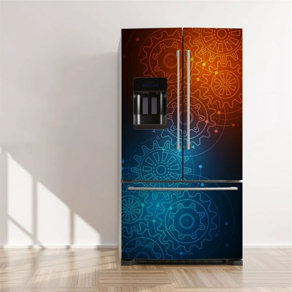 Baseball Refrigerator Stickers Ball Sport Game Fridge Sticker Self ...