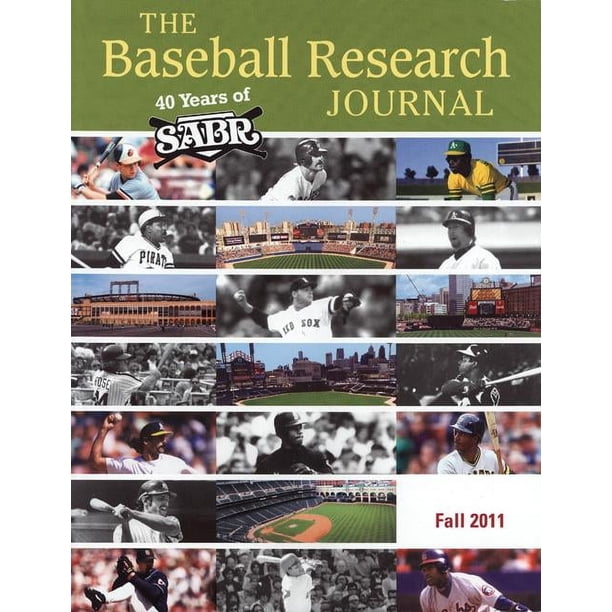Baseball Research Journal (BRJ), Volume 40 #2 (Paperback) - Walmart ...