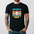 Baseball Retro Vintage Ice Cream Shirt Respect the Game and School,for ...