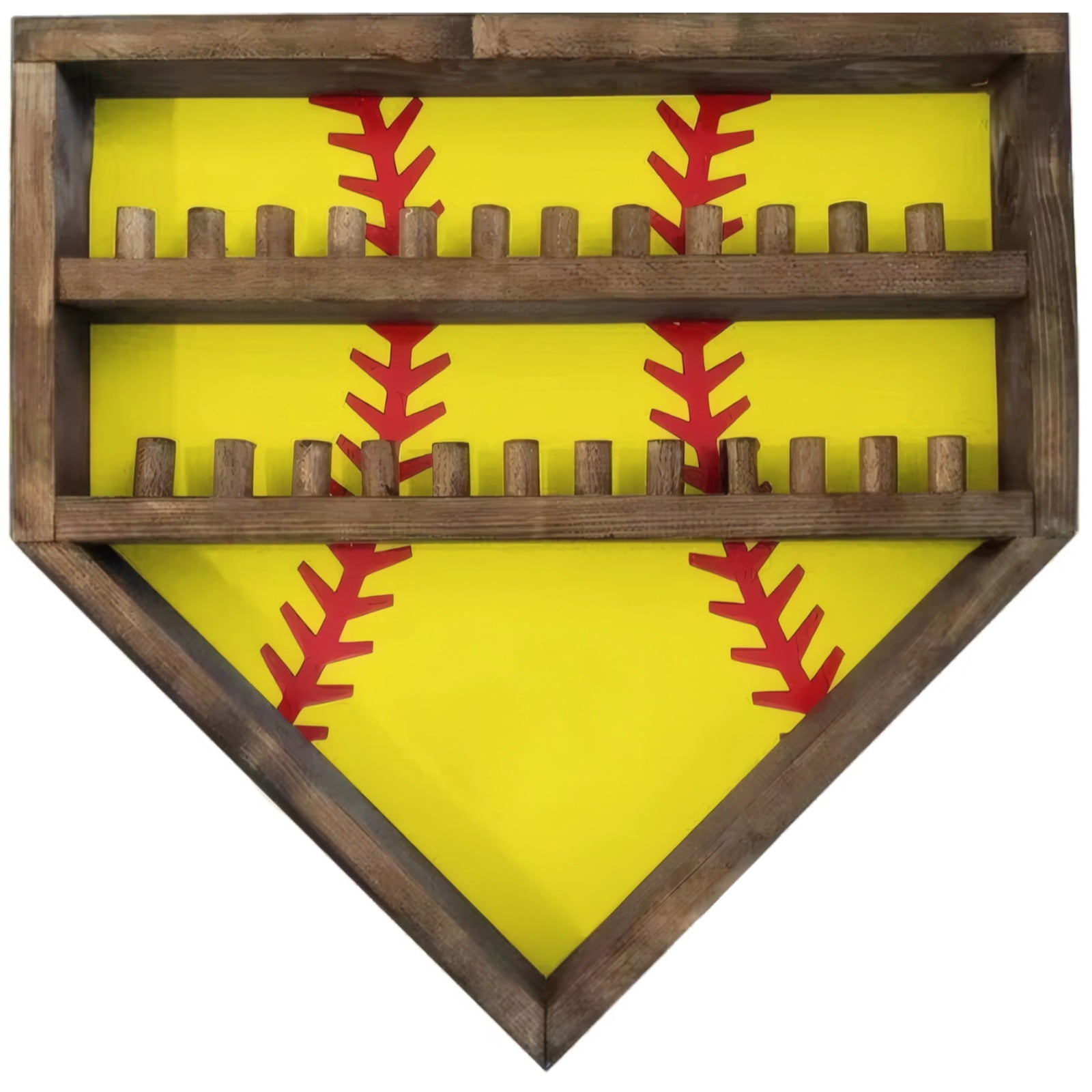 Baseball Ring Display Case, Wooden Championship Ring Holder, 14 x 14 x ...
