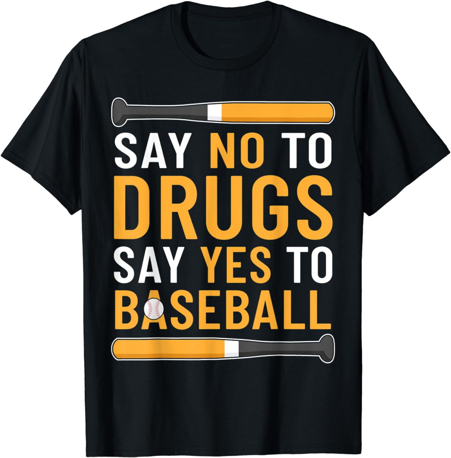 Baseball Say No To Drugs Baseball Player Trainers Gift Men T-Shirt ...