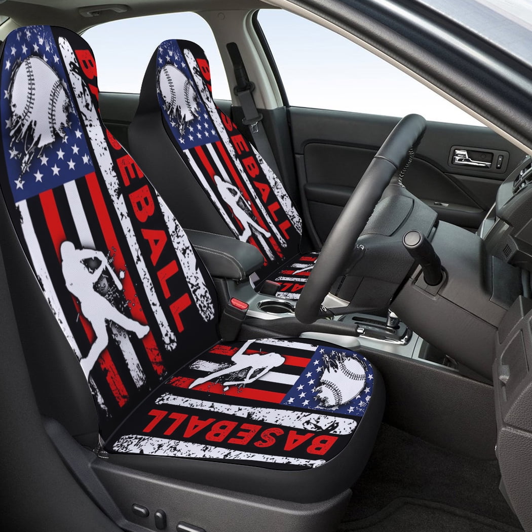 Baseball Seat Covers Cars, Car Truck SUV 2 Piec - Walmart.com