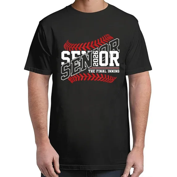 Baseball Senior Class of 2026 Graduation Celebration Fun Unisex T-Shirt ...
