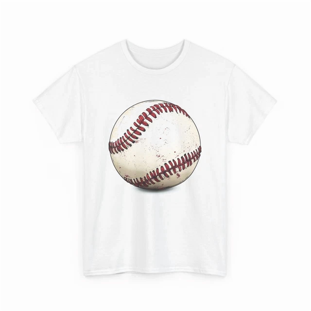 Baseball Shirt, Funny Baseball Fan Tee, Vintage Baseball Ball Clipart T ...