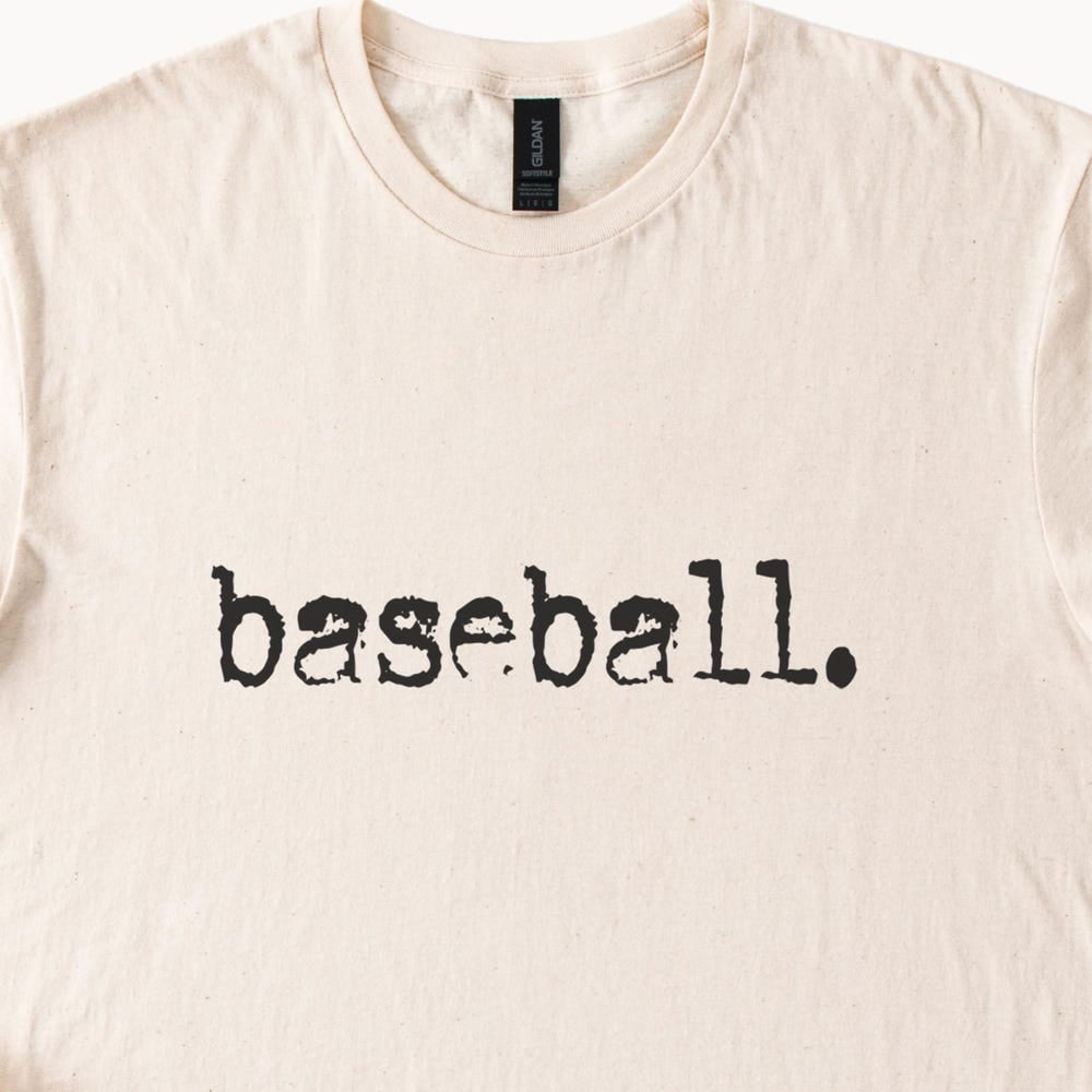Baseball Shirt Graphic Tee Simple Text T Shirt Sport Lover Gift ...