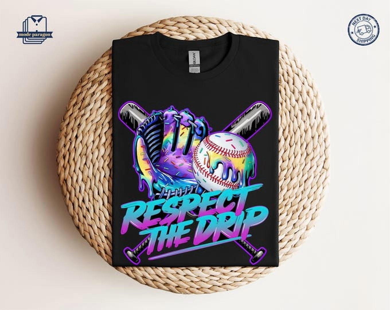 Baseball Shirt, Respect The Baseball Tshirt, Baseball Game Day T-shirt ...