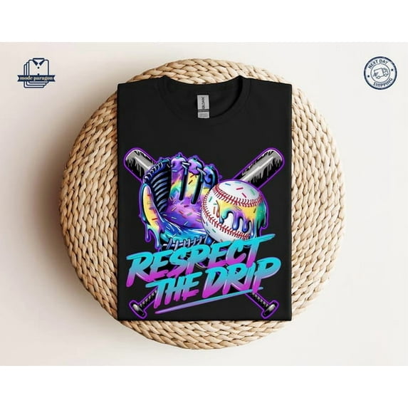 Baseball Shirt, Respect The Baseball Tshirt, Baseball Game Day T-shirt ...