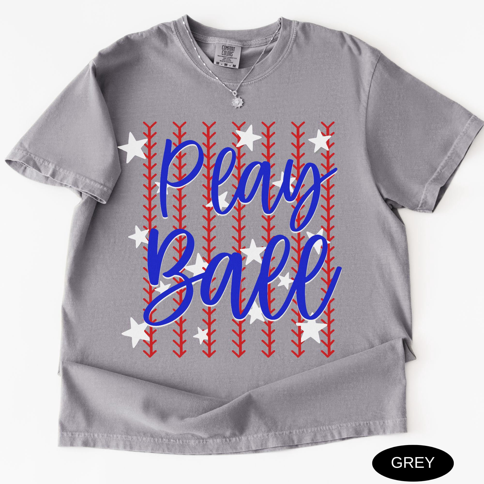 Baseball Shirt T Shirt Play Ball Baseball Season TShirt Gameday T-Shirt ...