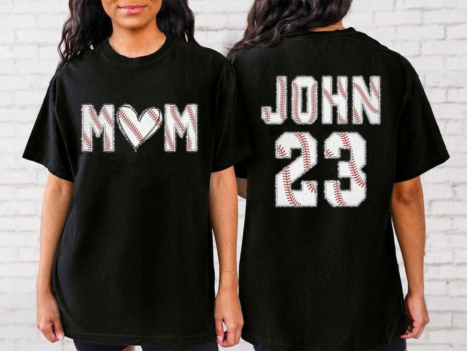Baseball Shirt With Name, Baseball Dad Shirt, Baseball Mom Shirt, Sport ...