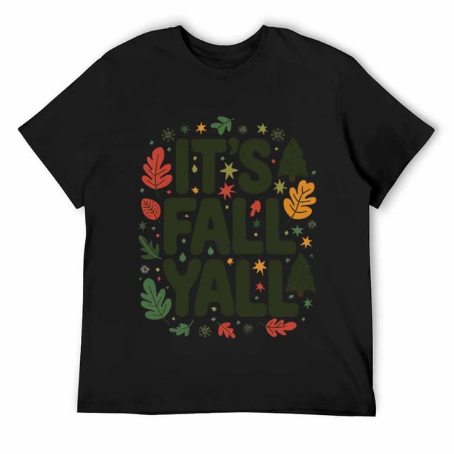 Baseball Shirts Women Its Fall Yall Stick Pattern Print T-Shirt Fo Top ...
