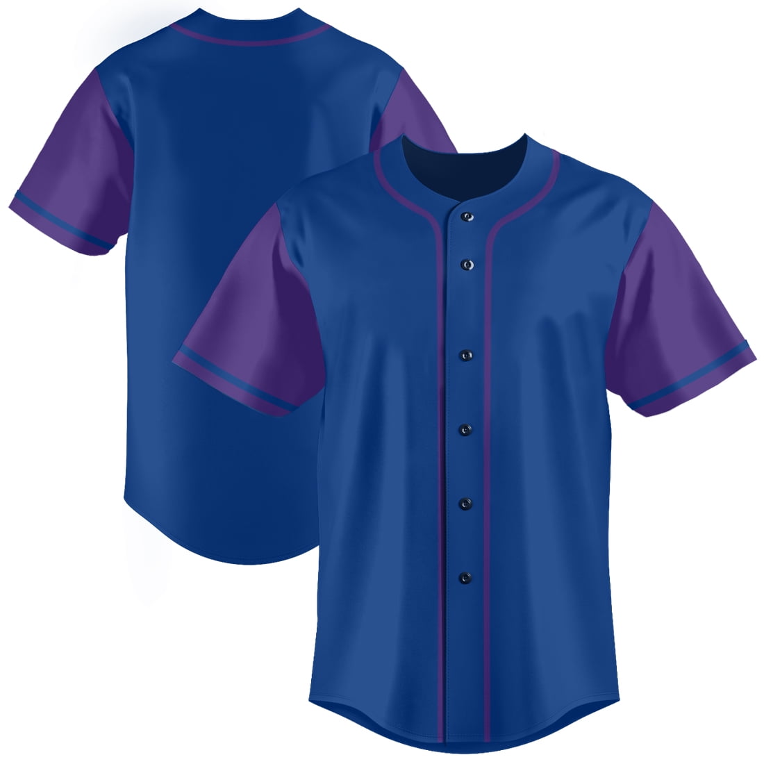 Baseball Short Sleeve Button Down Team Jersey Casual Button Down Shirts ...
