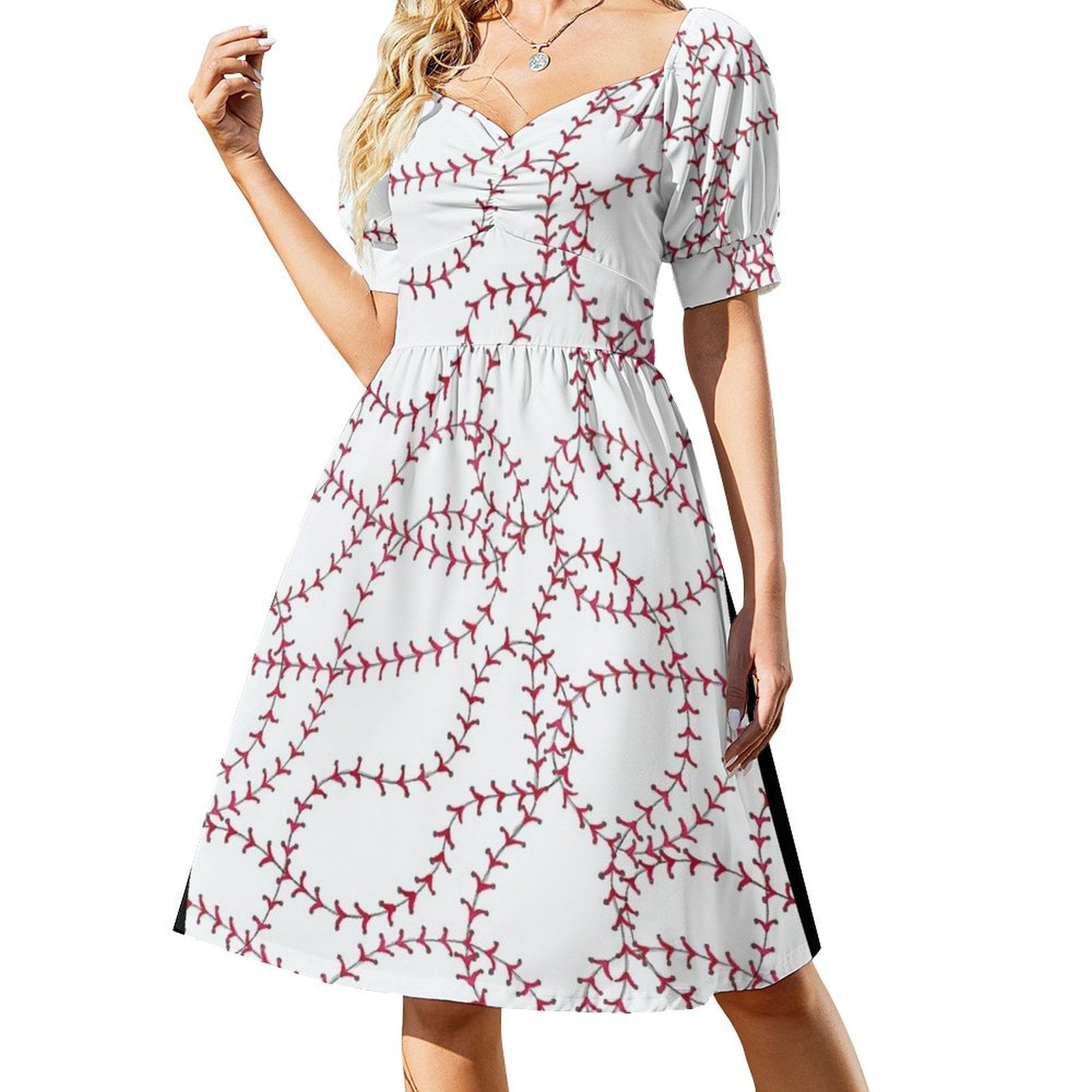 Baseball Short Sleeved Dress prom dresses 2025 luxury woman evening ...