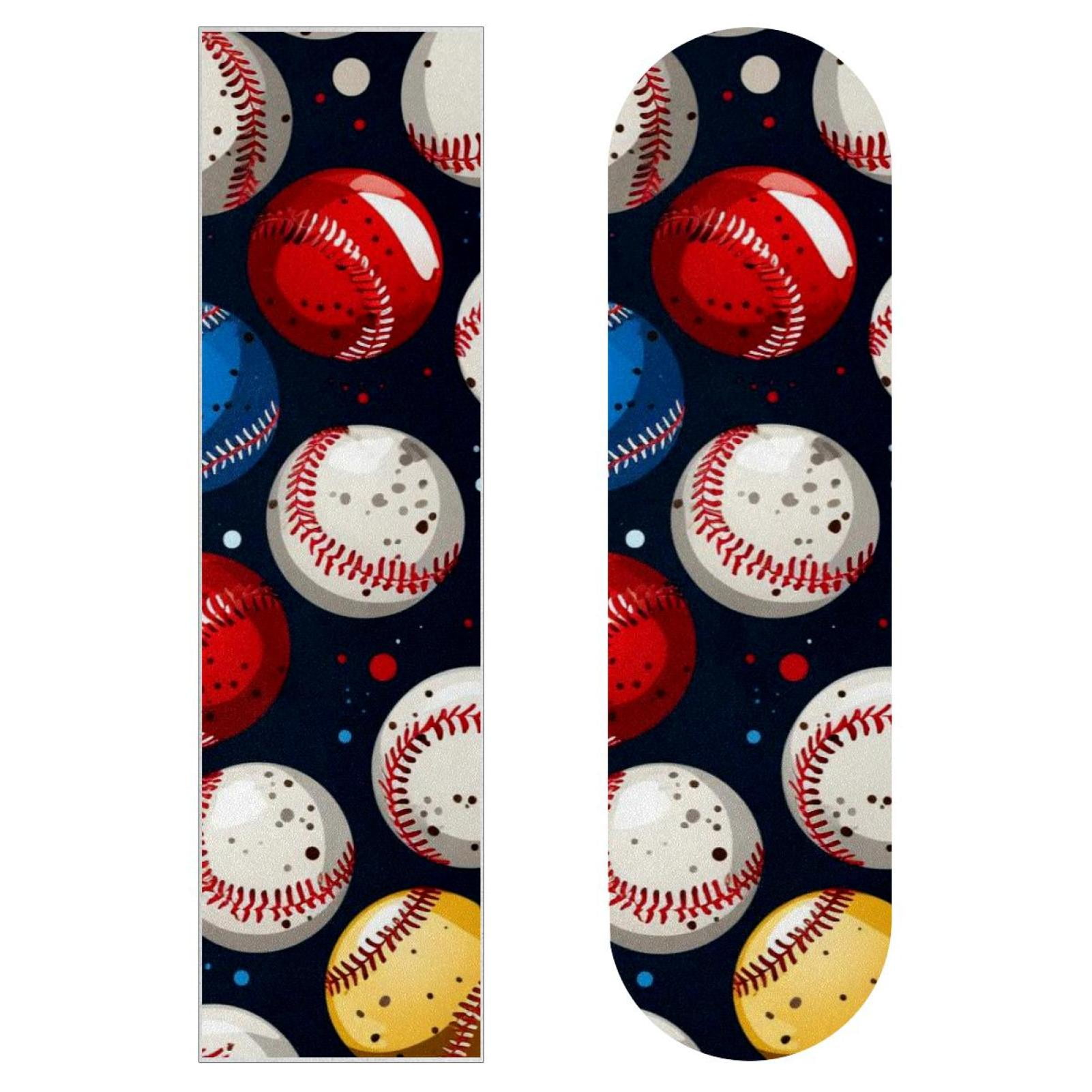 Baseball Skateboard Stickers Pack of Two Emery PVC 8.8x32.6in/22.4x83 ...