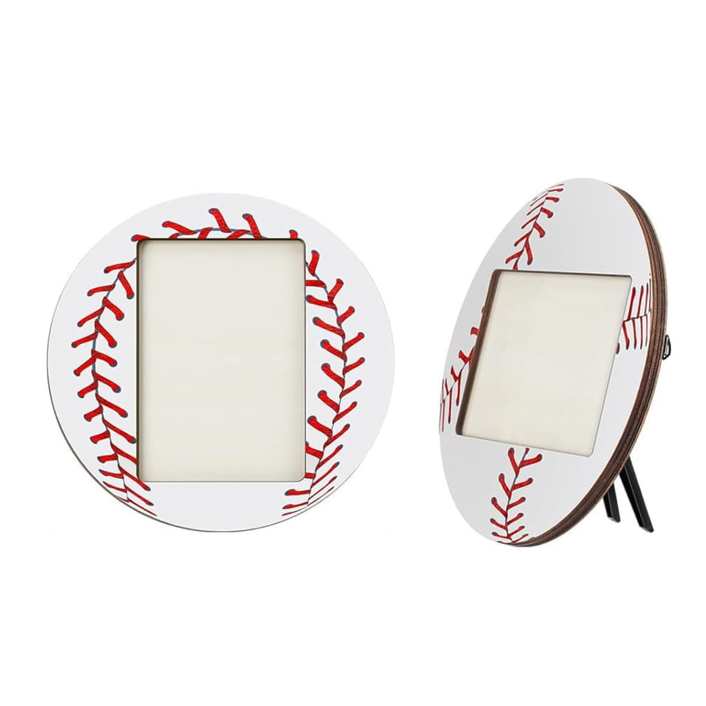 Baseball Soccer Themed Tabletop Wood Photo Frames Set of 2 for Fathers ...