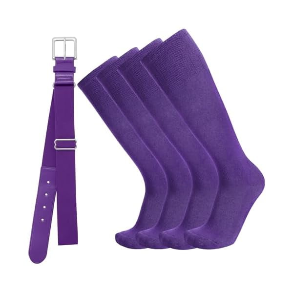 Baseball Socks and Belt Combo for Youth Adult - Softball Sock and Belt ...