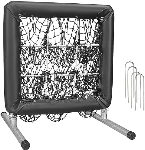 Baseball Softball 9 Hole Pitching Net Strike Zone Heavy Duty Training ...