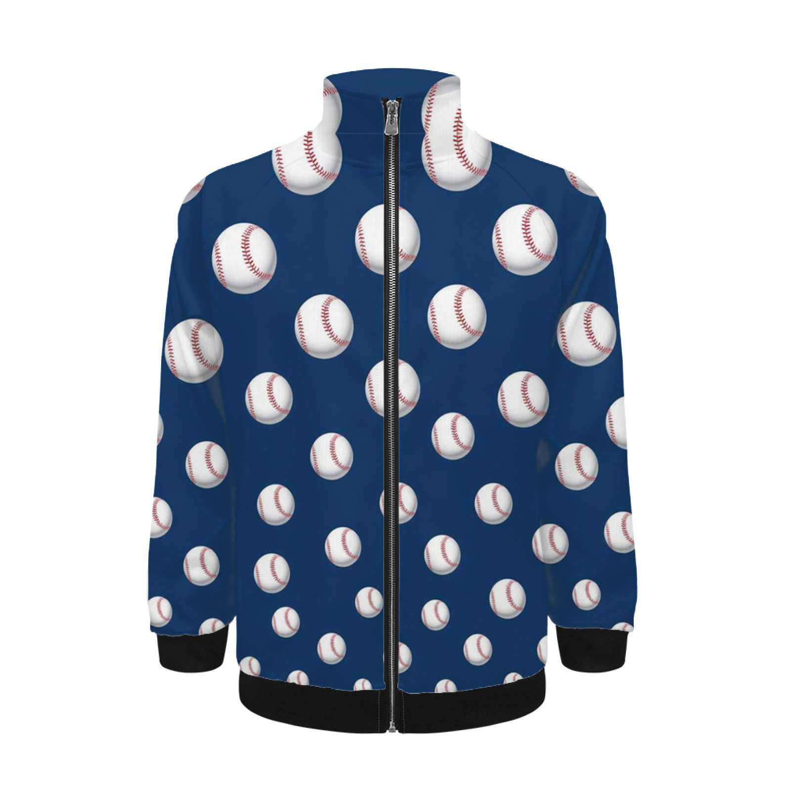 Baseball Softball Ball Jacket Men's Street Cool Long Sleeves Coat ...