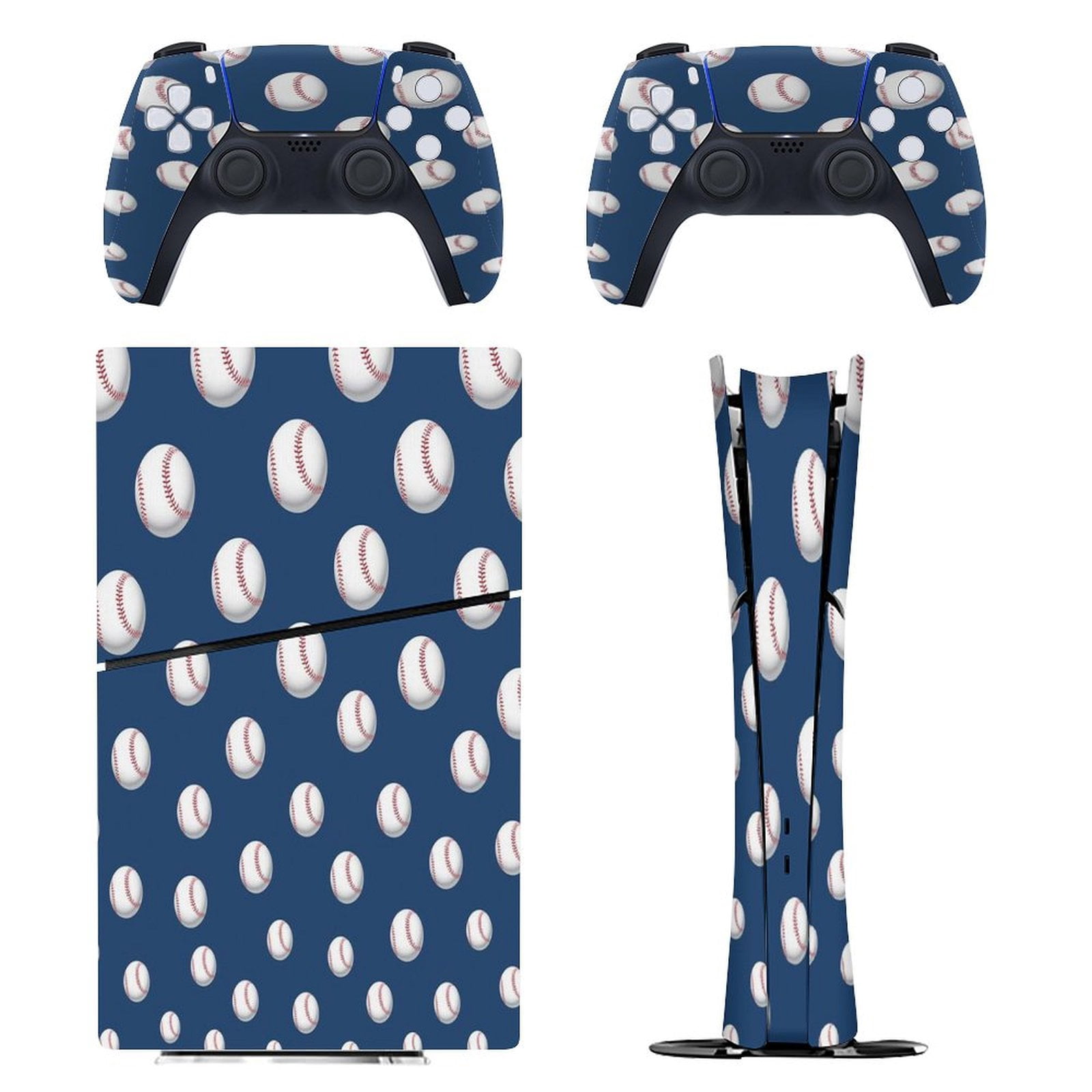 Baseball Softball Ball PS5/PS5 Pro/PS5 Slim Digital Disc Skin Sticker ...