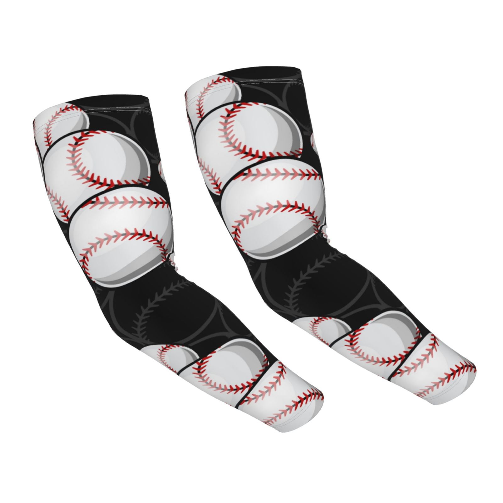 Baseball Softball Ball Unisex Uv Sun Protection Arm Sleeves 19 Inch ...