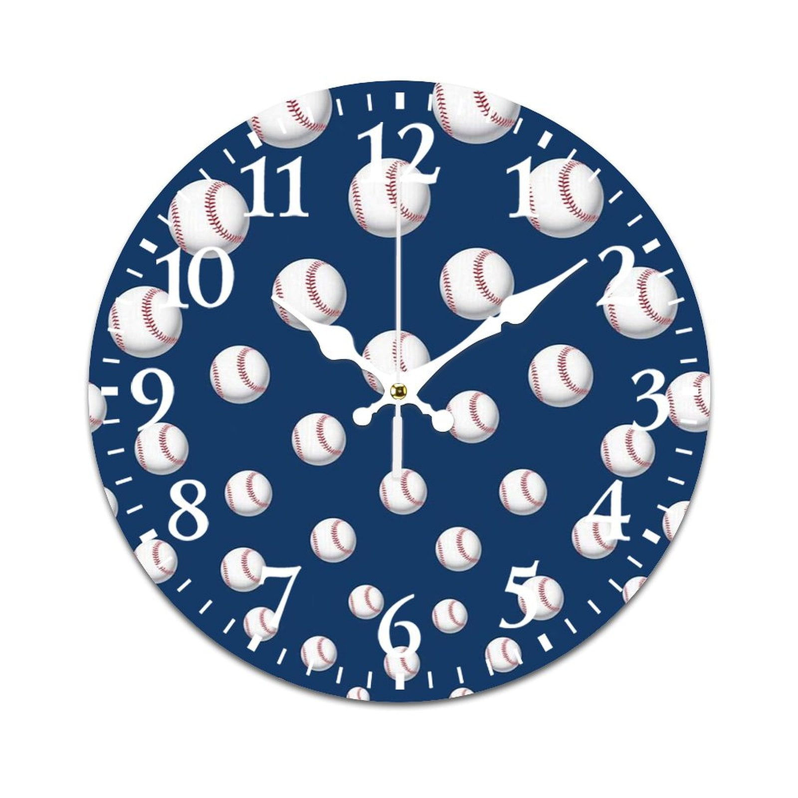 Baseball Softball Ball Wall Clock Modern Design Clocks Wall Hanging ...