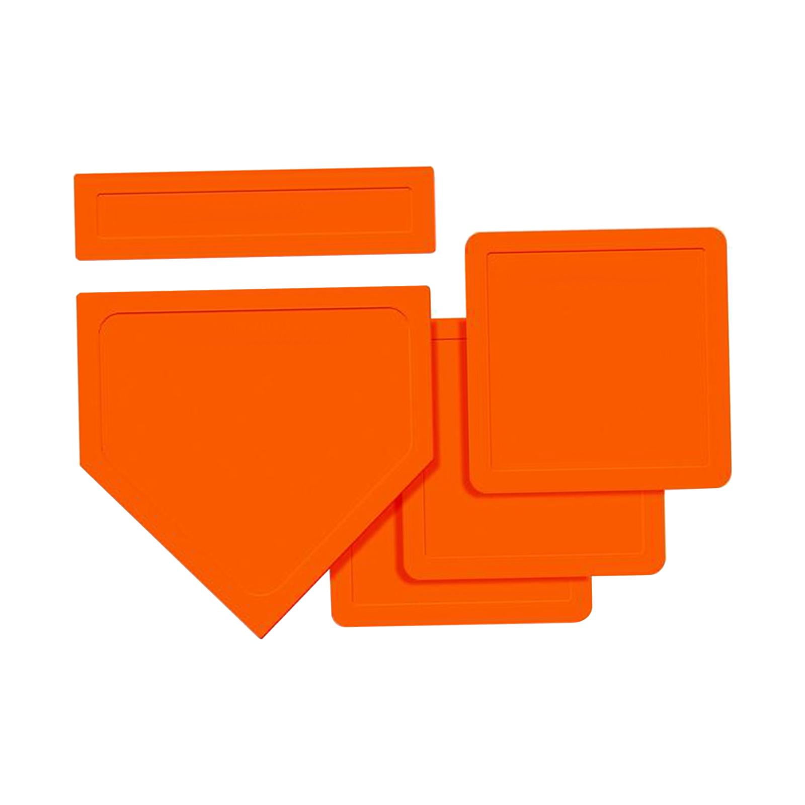 Baseball Softball Bases Set Throw Down Rubber Bases Home Plate Training ...