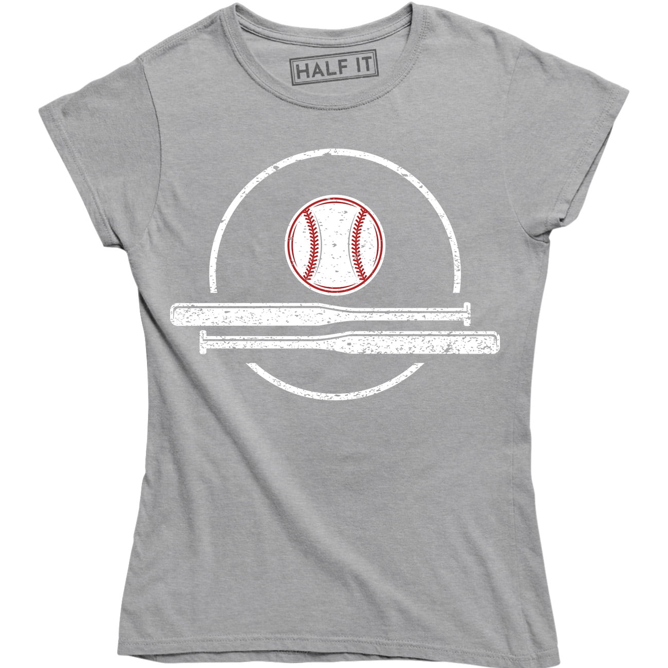 Baseball Softball Heavy Hitter Women Sports Outdoor Game Team T-Shirt ...