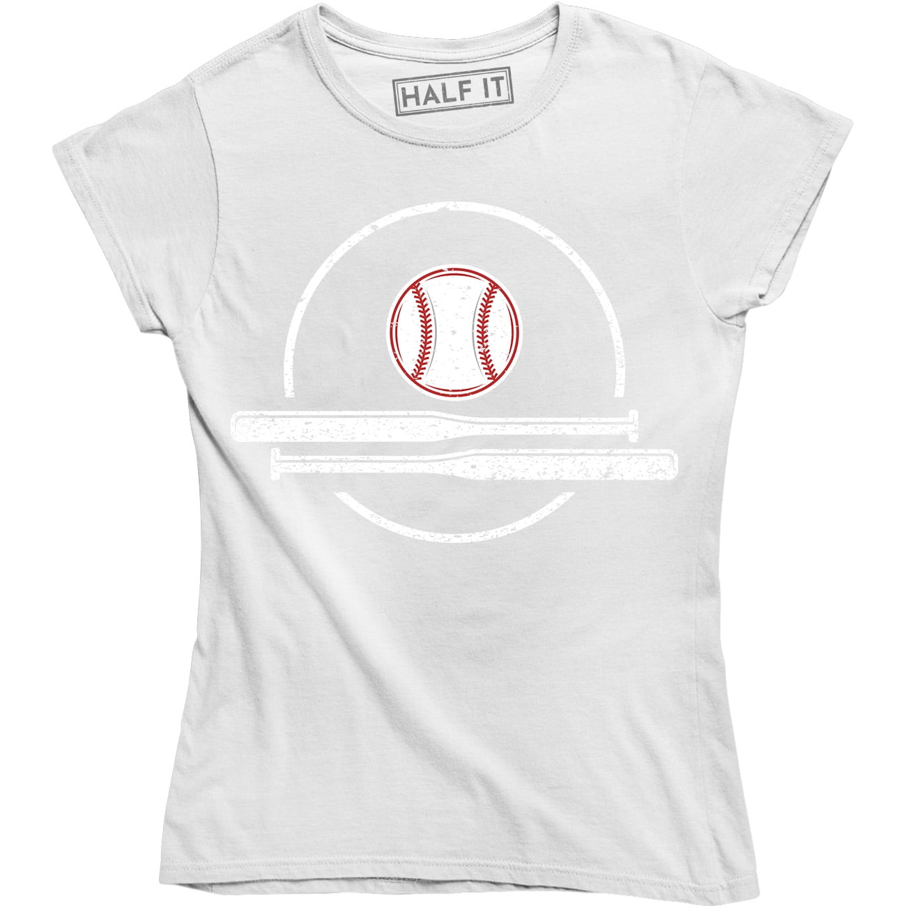 Baseball Softball Heavy Hitter Women Sports Outdoor Game Team T-Shirt ...