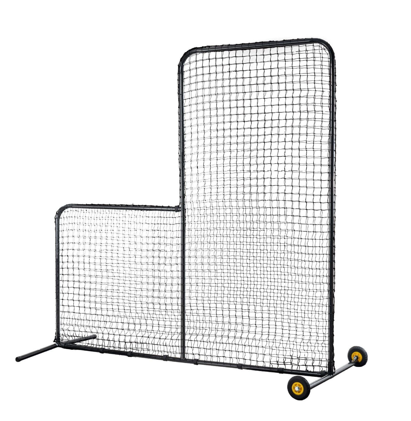Baseball Softball L Screen - 7x7ft Pitching Net, Portable Batting Cage ...