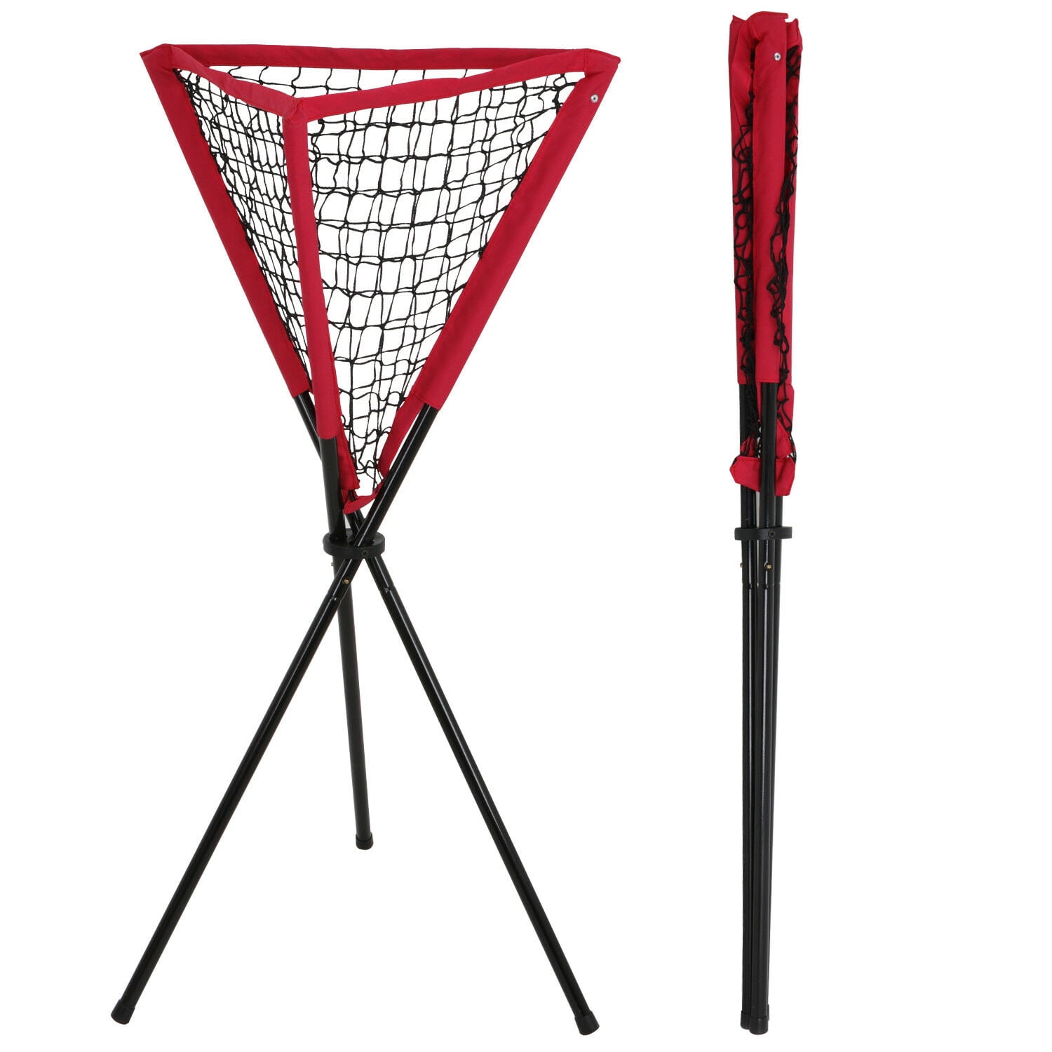 Baseball Softball Portable Practice Hitting Tripod Stand Ball Caddy ...