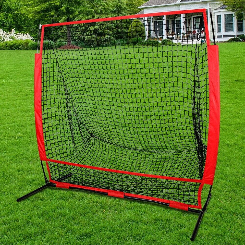 Baseball Softball Practice Hitting Batting Training Net 5x5 Feet w/ Carry Case - Walmart.com