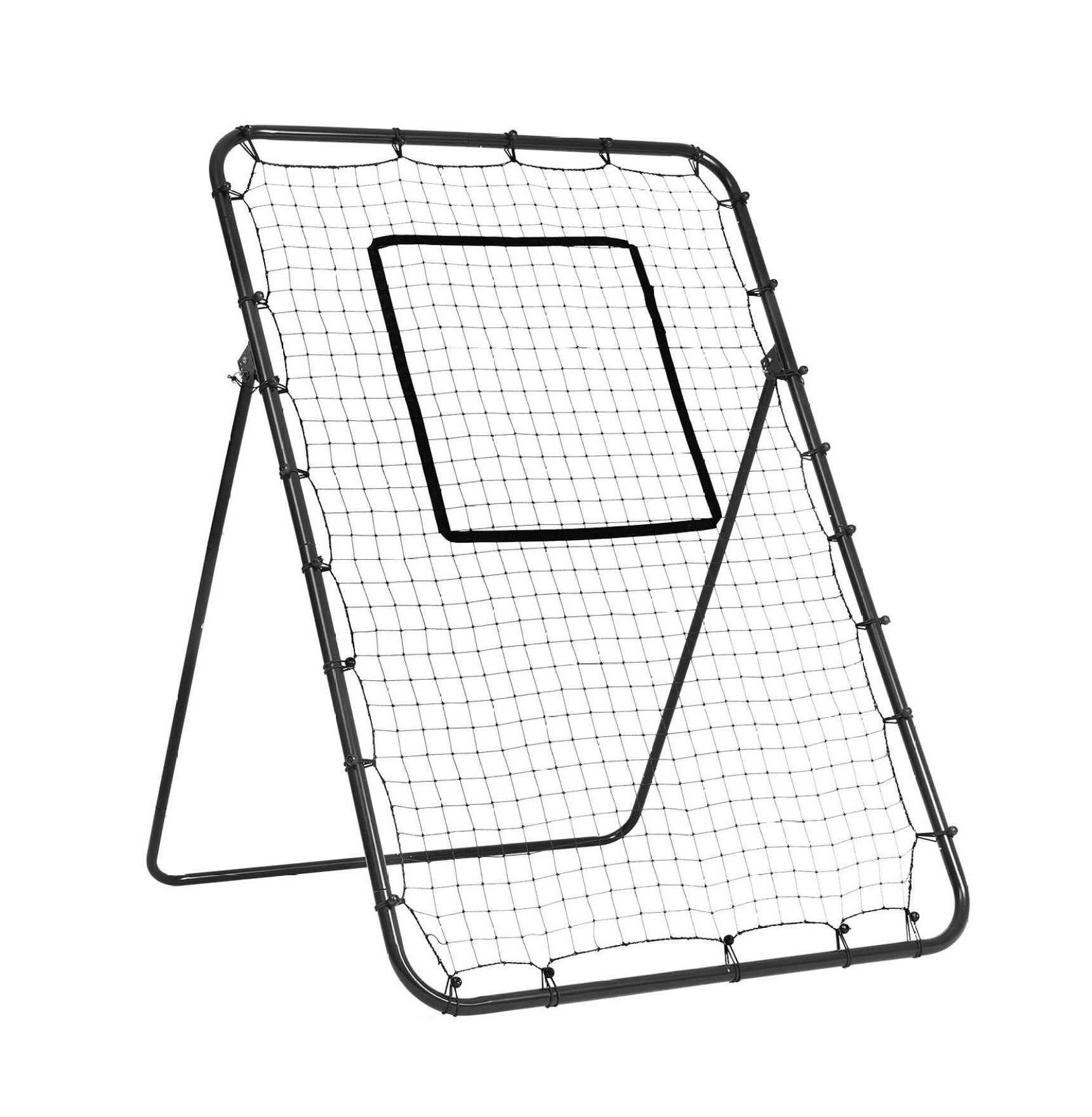 Baseball Softball Rebounder Net 4x6ft - Adjustable Pitchback Net for ...