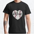 Baseball Softball Tball Heart Mom Womens Classic T-shirt - Walmart.com