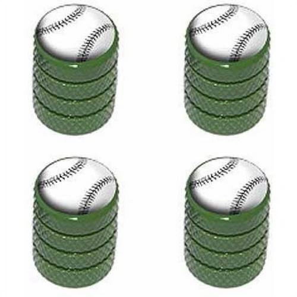 Baseball Softball Tire Rim Wheel Aluminum Valve Stem Caps, Multiple ...