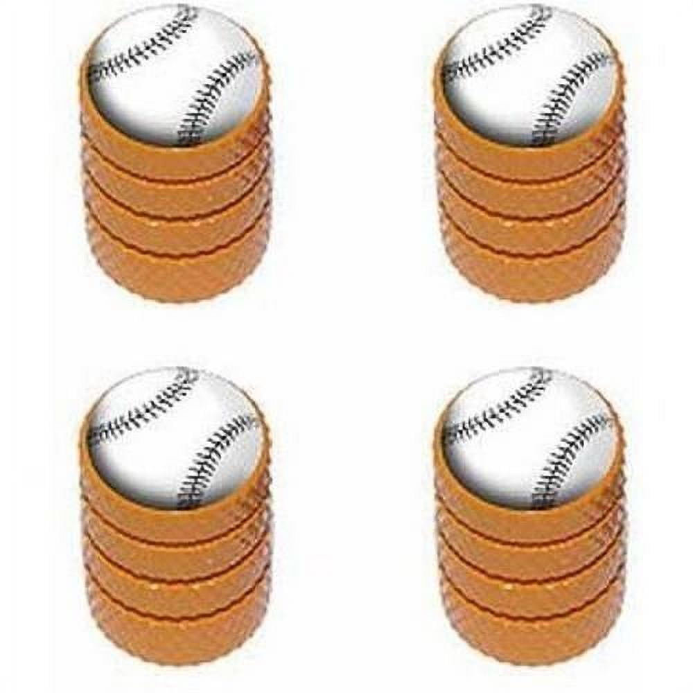 Baseball Softball Tire Rim Wheel Aluminum Valve Stem Caps, Multiple ...