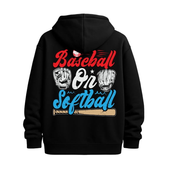 Baseball Softball sweatshirt mens regular fit black Breathable stretch ...