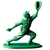 Baseball Soldier, Baseball Soldier Figurines, Green Baseball Players ...