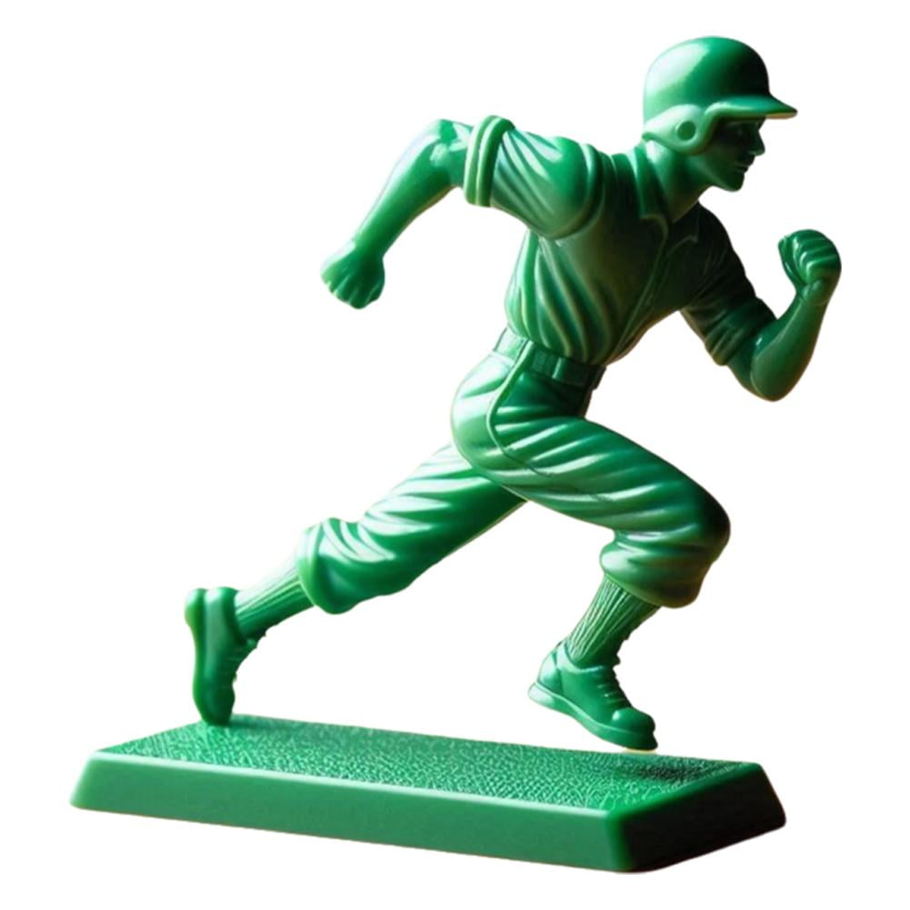 Baseball Soldier, Baseball Soldier Figurines, Green Baseball Players ...