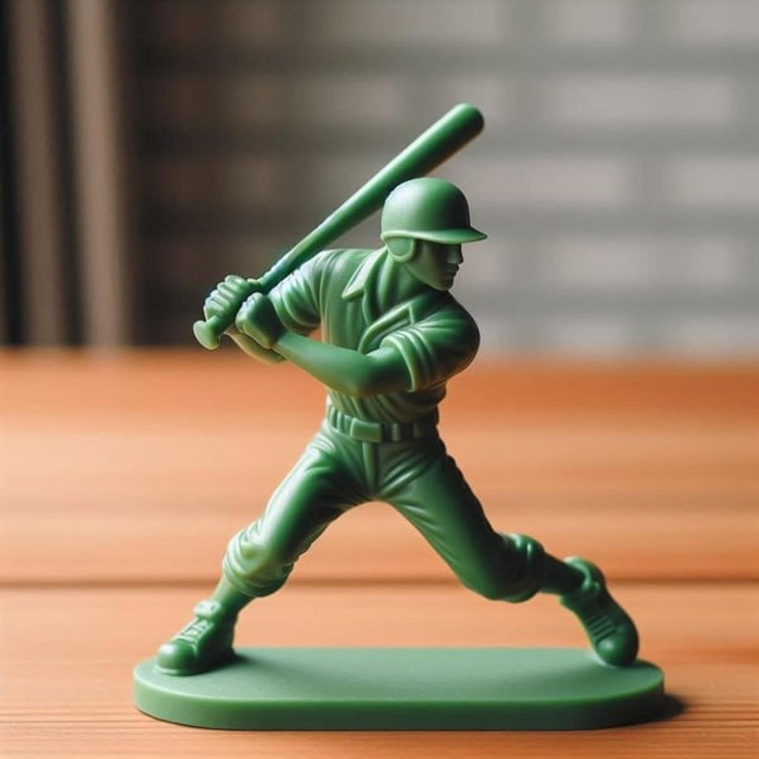 Baseball Soldier Figurine, Classic Toy Soldiers Set, 2-Inch Green ...