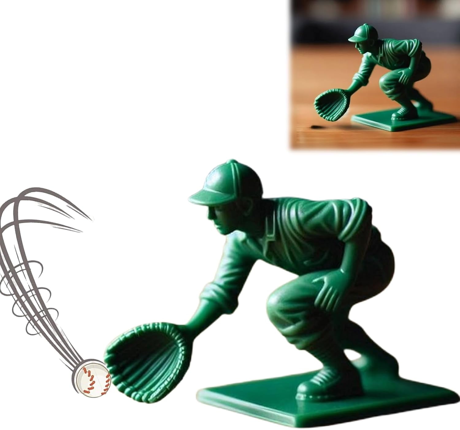 Baseball Soldier Figurines, 2 Inches Classic Toy Baseball Soldiers ...