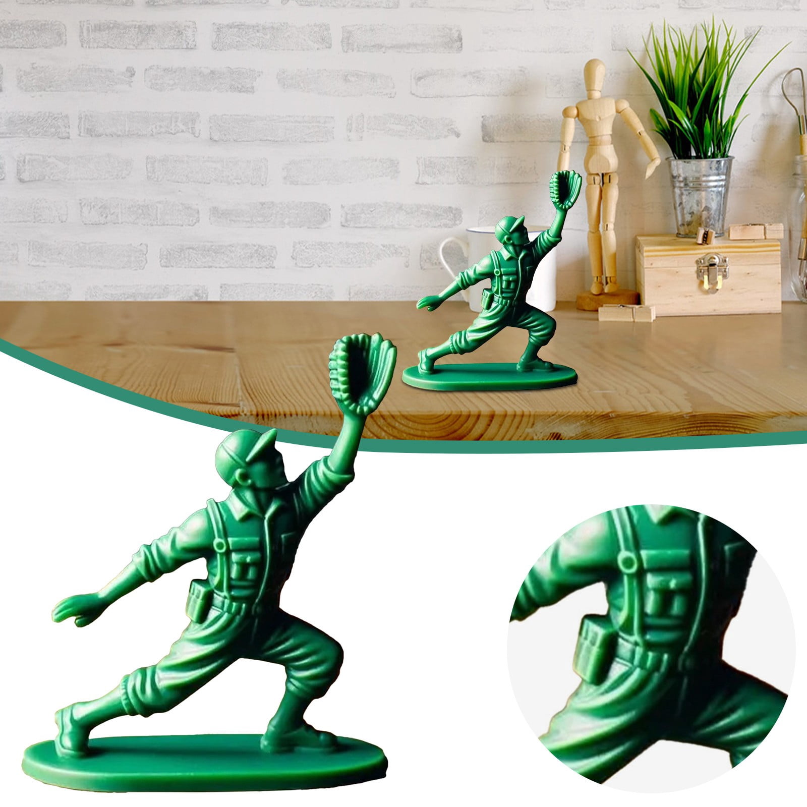 Baseball Soldier Tabletop Game Figurine – The Perfect For Baseball Fans ...