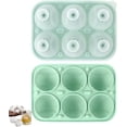 Baseball Sphere Ice Cube Mold,3D Large Baseball Silicone Fun Shapes ...