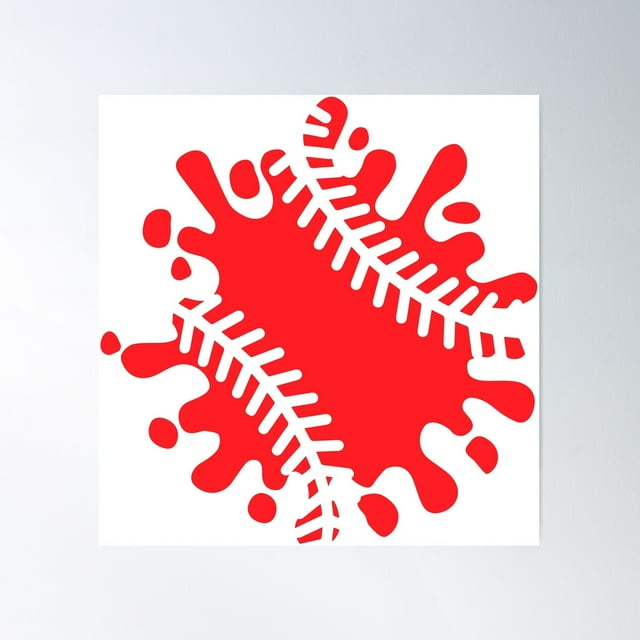 Baseball Splash-Baseball Quote Poster Wall Art, Modern Wall Decor For ...